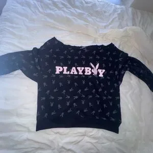 PLAYBOY | Tops | Playboy Black And Pink Bunny Logo Kids Pajama Set ...